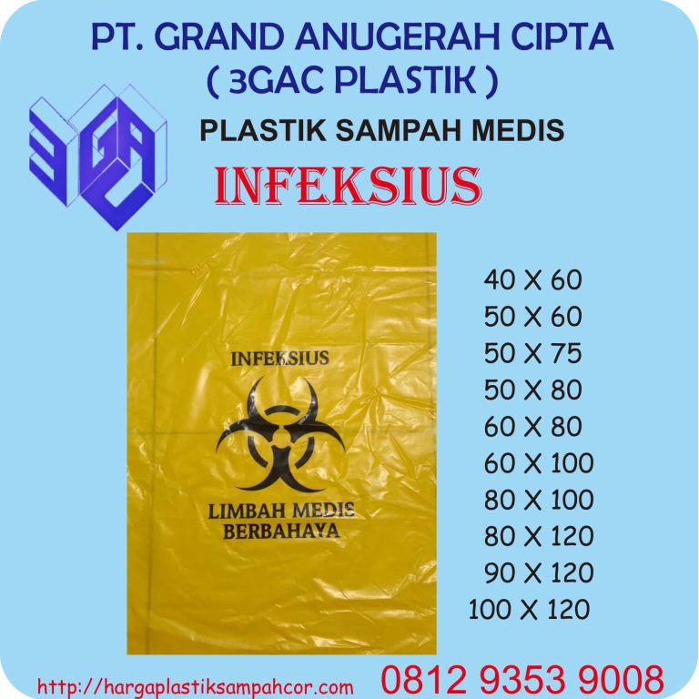 Plastik Kuning Medis Limbah Biohazard & Infeksius - GAC Plastik